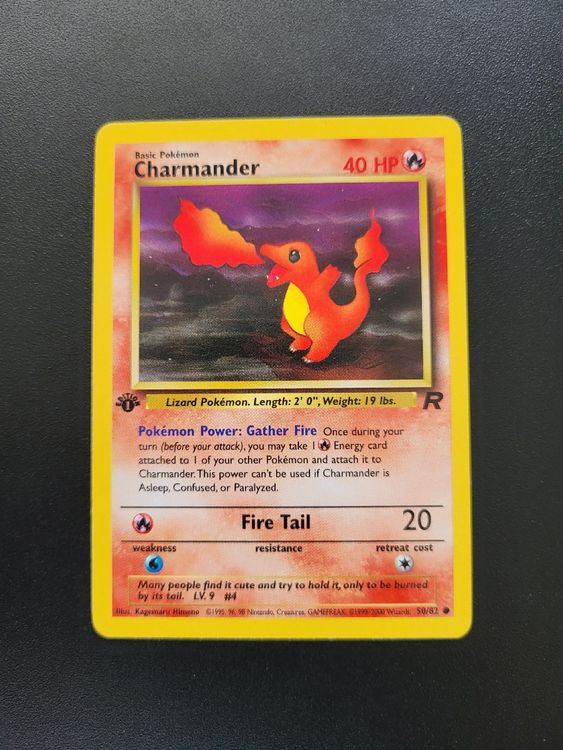 Pokemon Charmander 1. Edition Team Rocket | Kaufen auf Ricardo