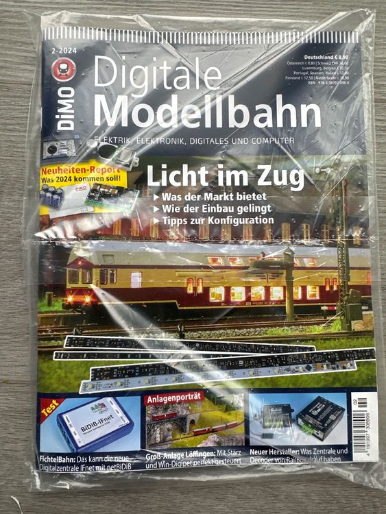2x Magazin Digitale Modellbahn Ausgabe 2/2024 + 3/2024 (Neu und originalverpackt) in Rikon im ...