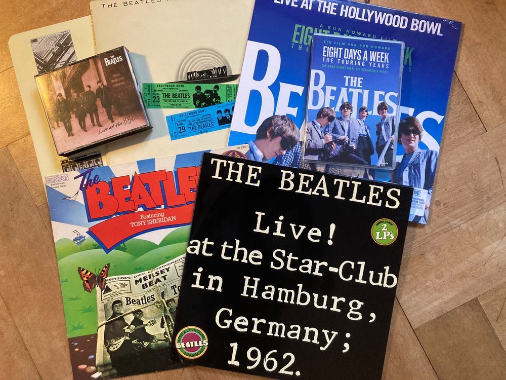 The Beatles – Live 1960-1965– 5 LPs – 2 MCs – 2 CDs – 1 DVD (Gebraucht ...