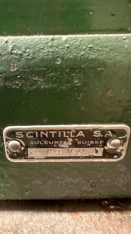 Kleiner Original Scintilla Drehbank zu verkaufen (Gebraucht) in Zuchwil ...