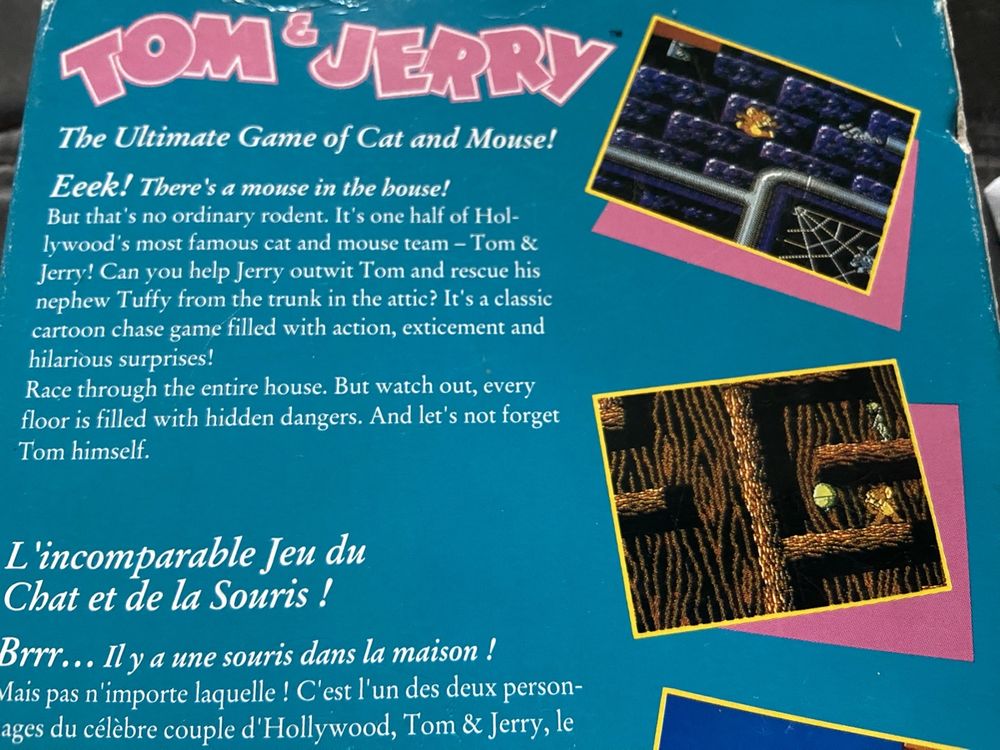 Tom & Jerry Boite complet Nes Nintendo Original (Gebraucht) in Le Mont ...