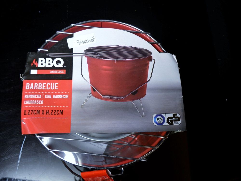 BBQ | BARBECUES |Grill rund und rot (Neu und originalverpackt) in ...