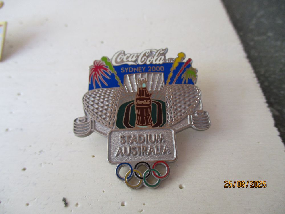 Coca Cola Olympiade Sydney Stadium Australia Pin RAR (Neu (gemäss ...