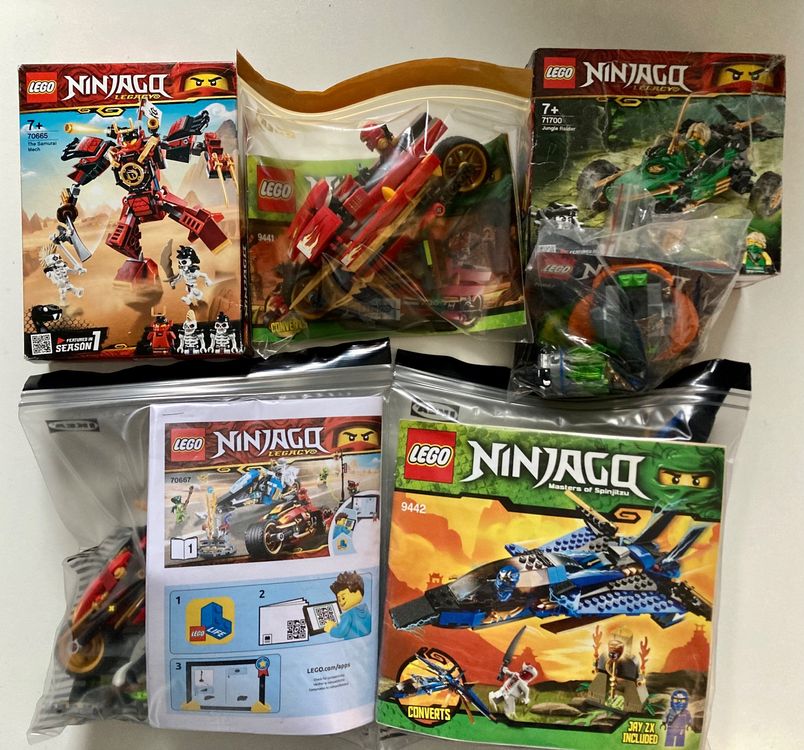 Sechs Lego Ninjago Kits - mit alle sechs Ninjas! (Gebraucht) in für CHF ...