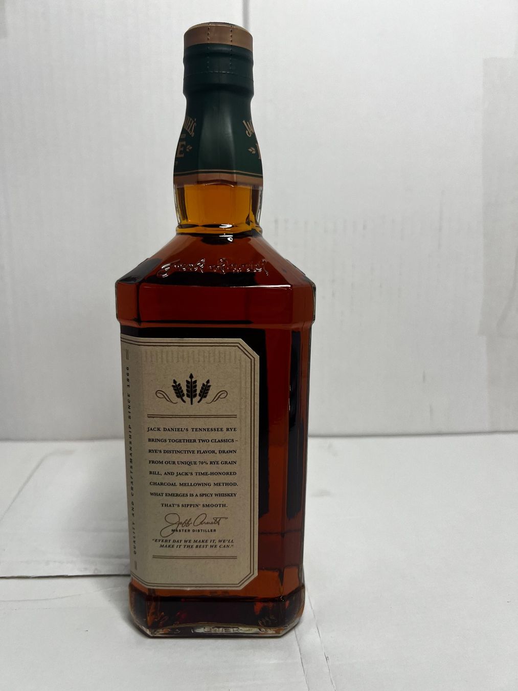 Jack Daniel's Tennessee RYE Straight Rye Whisky 100cl 45%Vol (Neu und ...