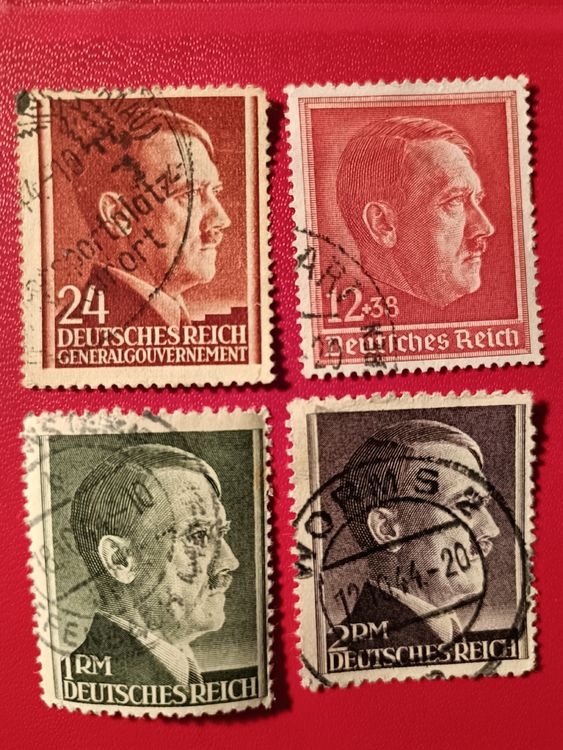 4 BRIEFMARKEN DEUTSCHES REICH HITLER | Kaufen auf Ricardo