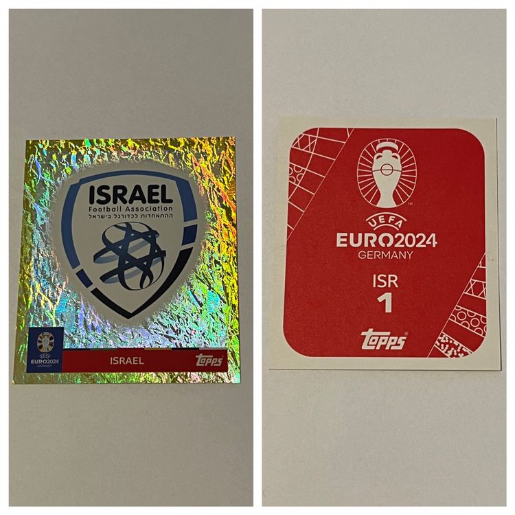 Topps Euro 2024 - Wappen Israel - ISR1 - Goldener Rand | Kaufen auf Ricardo