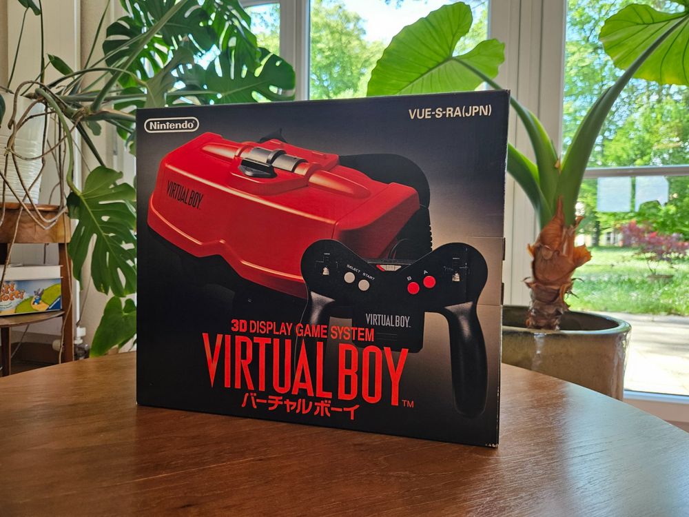 Nintendo Virtual Boy Neu OVP New never used perfekt rare (Neu und ...