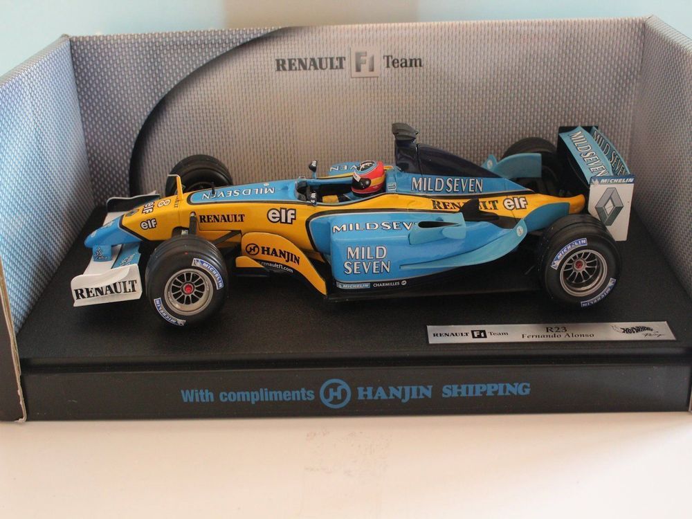 Renault R23 F1 Fernando Alonso Mit Mild Seven Decals 1:18 (Neu und ...