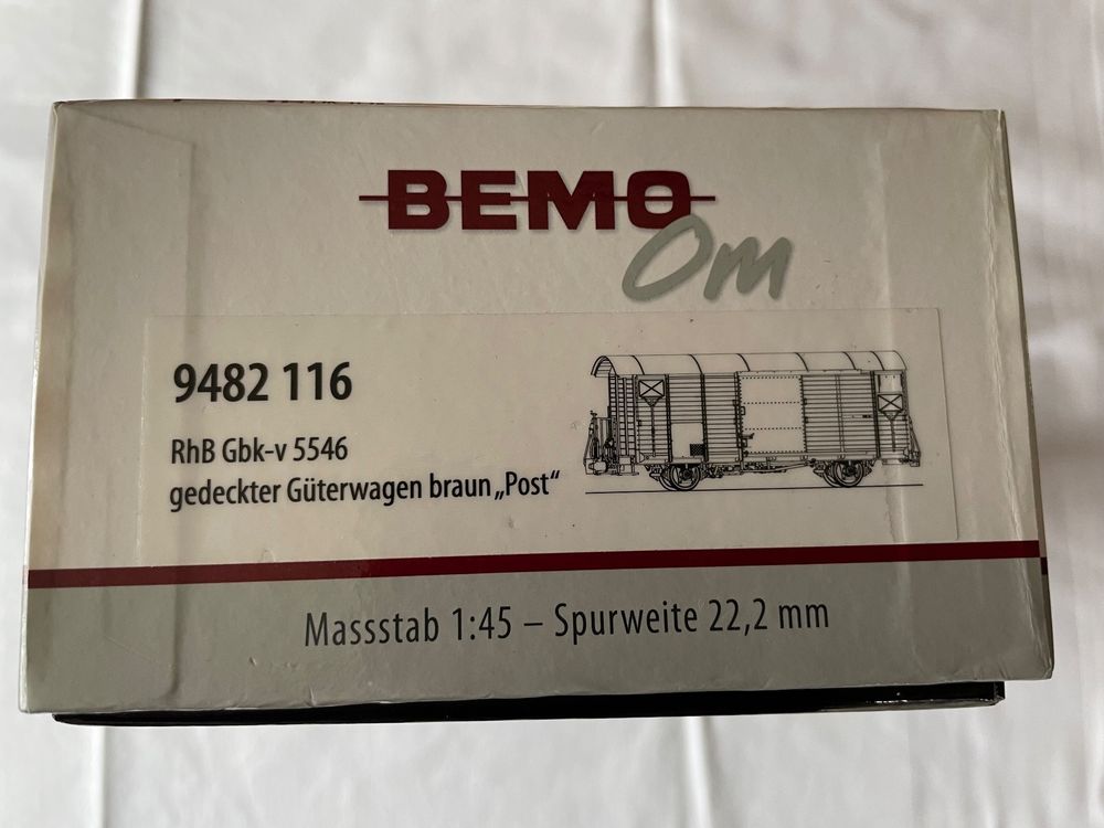 BEMO 0m gedeckter Güterwagen "Post" gealtert | Kaufen auf Ricardo
