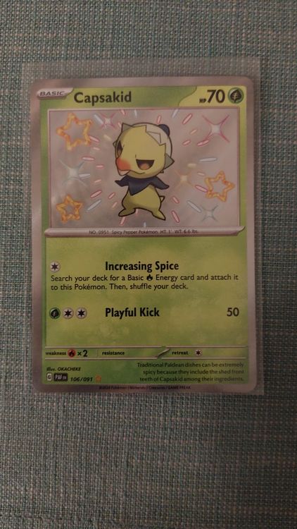 Capsakid baby shiny Paldean Fates | Kaufen auf Ricardo