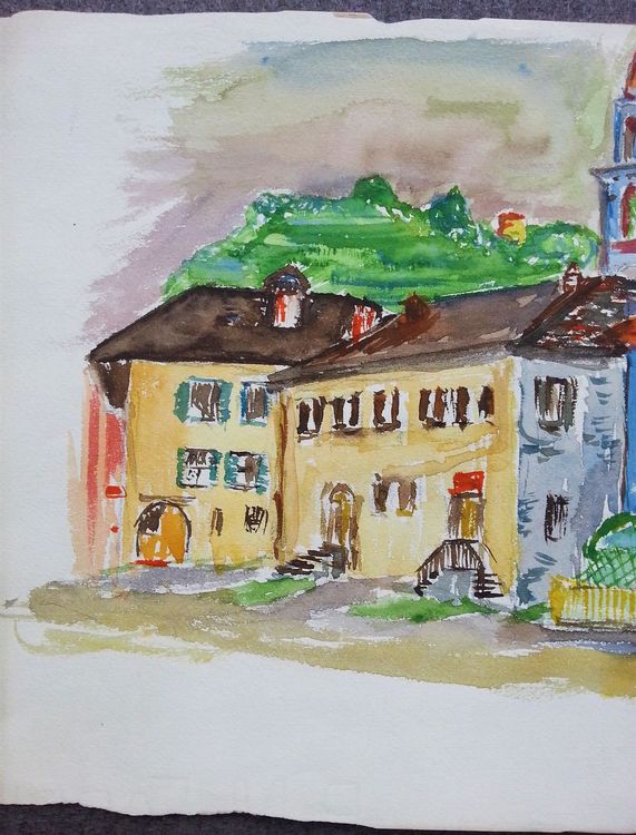 Aquarell: Lido Ascona, um 1930 | Kaufen auf Ricardo