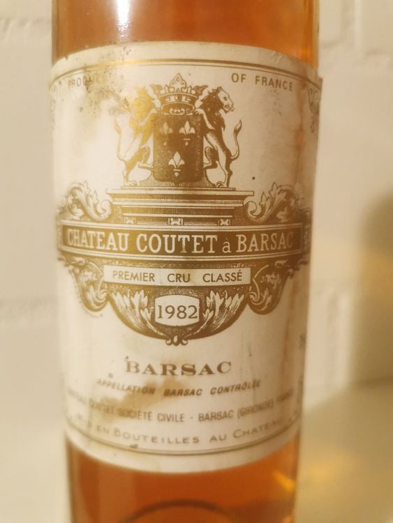 Château Coutet 1982 (Neu (gemäss Beschreibung)) in Giffers für CHF 59 – mit Lieferung auf ...