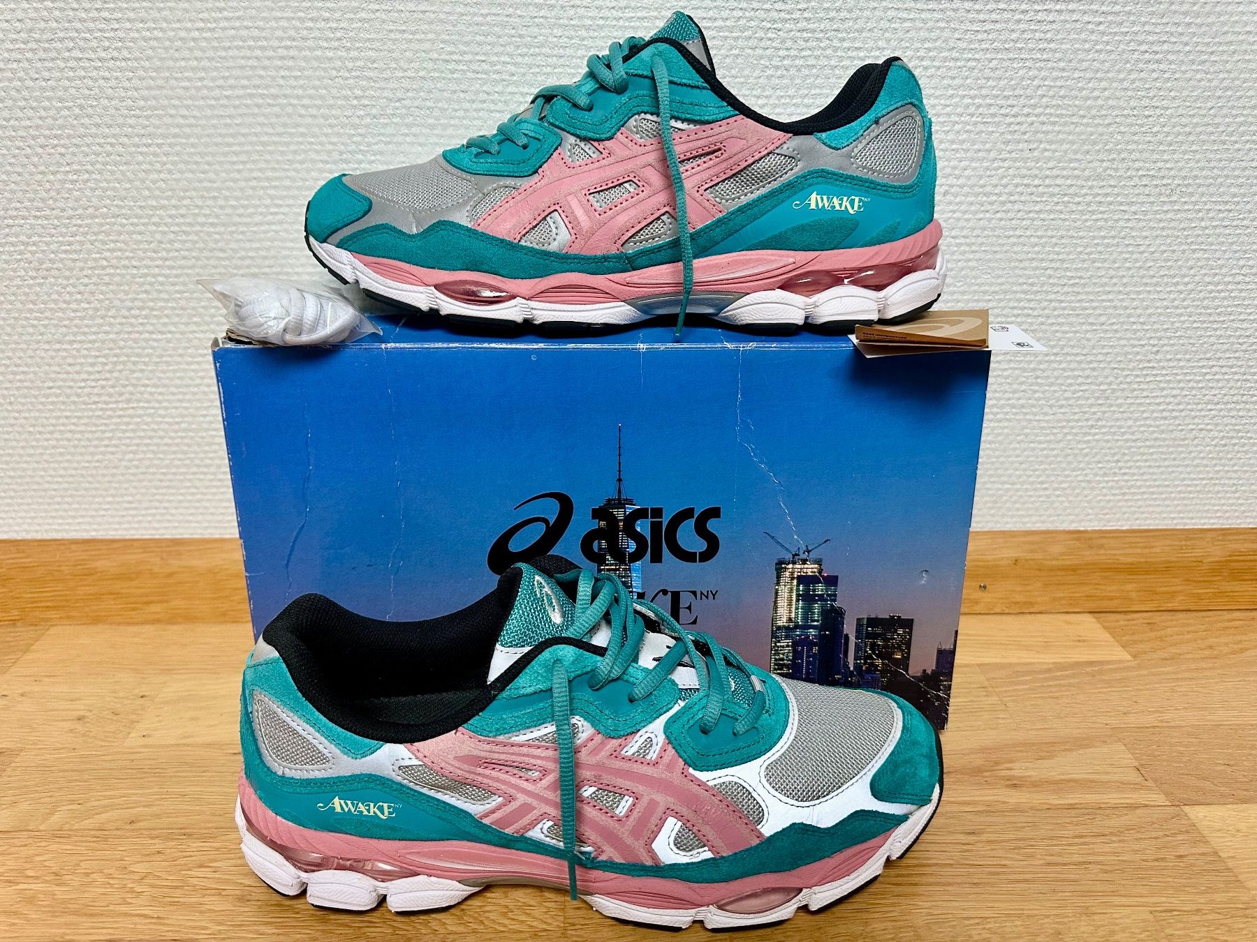 ASICS GEL-NYC x AWAKE NY TEAL 47 12.5 Gel NYC Sneakers (Gebraucht) in ...