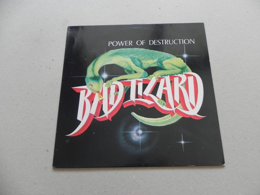 LP Belgien Heavy Metal Bad Lizard 1985 Power of Destruktion (Gebraucht ...