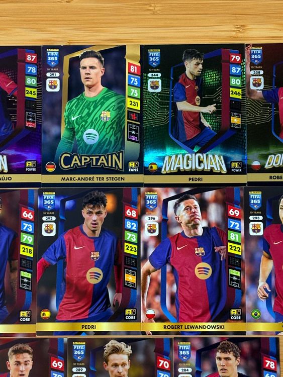 FC Barcelona x15 Cards Set Panini FIFA 365 Adrenalyn XL 2025 (Neu ...