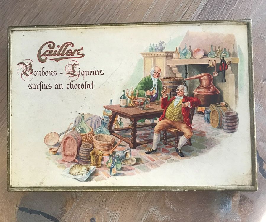Alte Schoggischachtel CAILLER Schoggi Schachel Karton alt (Gebraucht ...