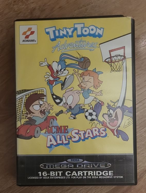 Mega Drive Tiny Toon Adventures Spiel OVP (Gebraucht) in Arisdorf für CHF 50 – nur Abholung auf ...