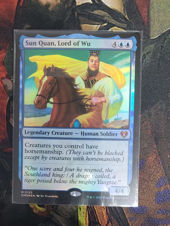Commander Masters - Sun Quan, Lord of Wu FOIL | Kaufen auf Ricardo