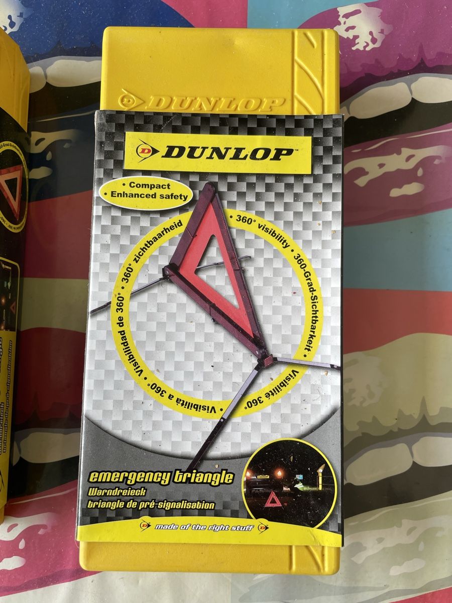 DUNLOP Triangle signalisation routière danger panne accident (Neu und ...