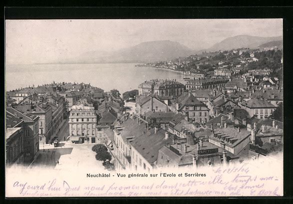 Neuchâtel, Vue generale sur l'Evole et | Kaufen auf Ricardo