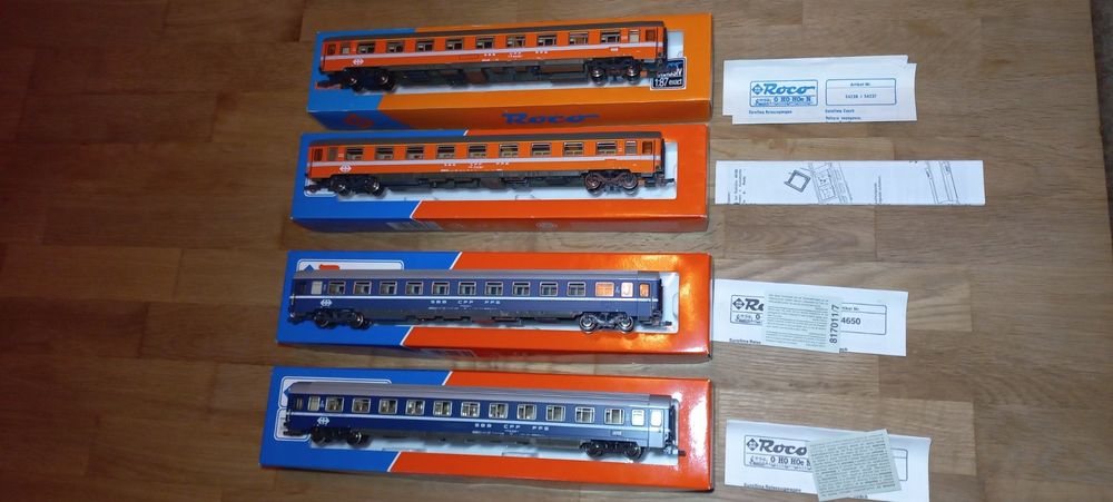 4x Roco SBB Eurofima 44650 & 44655 Bcm / Am H0 1:87 DC | Kaufen auf Ricardo
