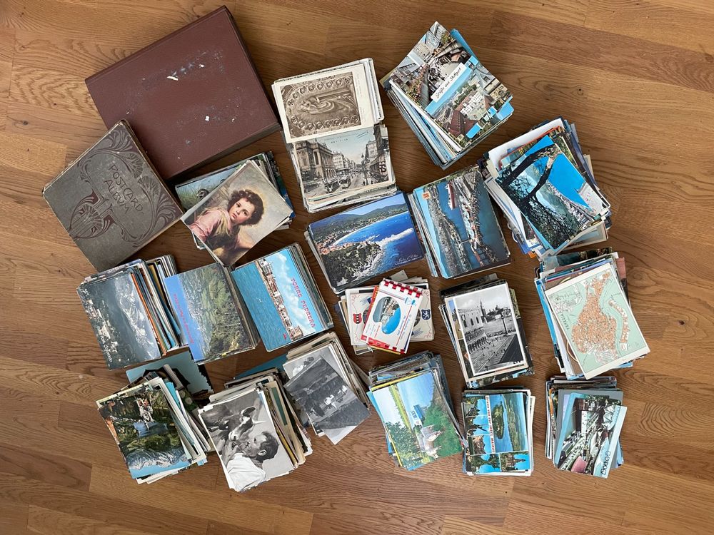 Sammlung alter Ansichtskarten aus dem Ausland (ca. 18kg!!) (Gebraucht) in Thal für CHF 20 – mit ...