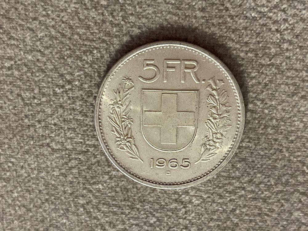 5 FRANKEN 1965 SILBERMÜNZE | Kaufen auf Ricardo