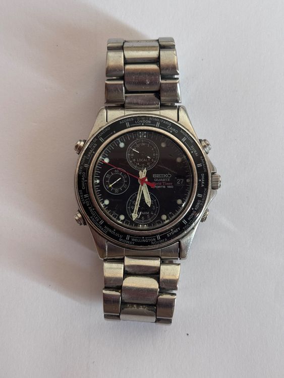 Superbe montre Seiko World Timer quartz | Kaufen auf Ricardo