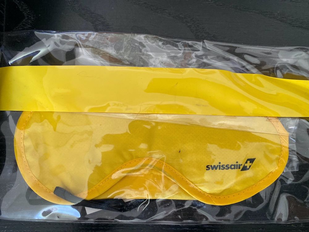 Swissair Augenbinde - neu Originalverpackt (Neu und originalverpackt ...