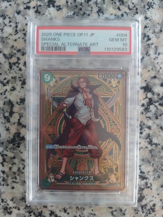 ONE PIECE CARD GAME OP11 SHANKS SPECIAL ALT. ART (Neu und ...