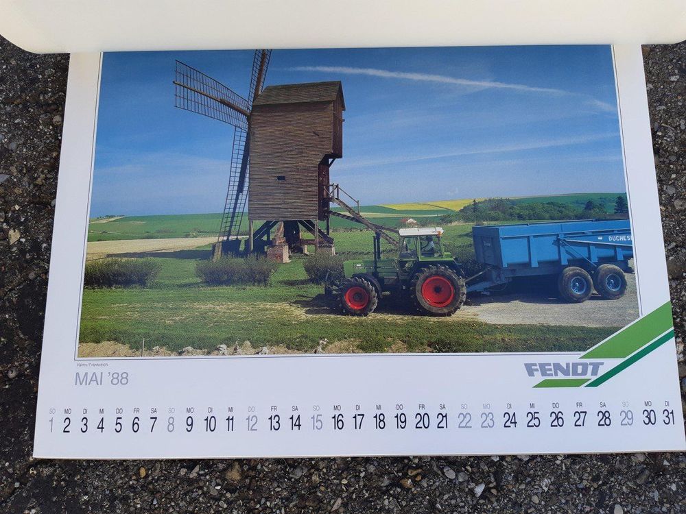 neuer Fendt Traktoren Kalender von 1988 (Gebraucht) in für CHF 30 – mit ...