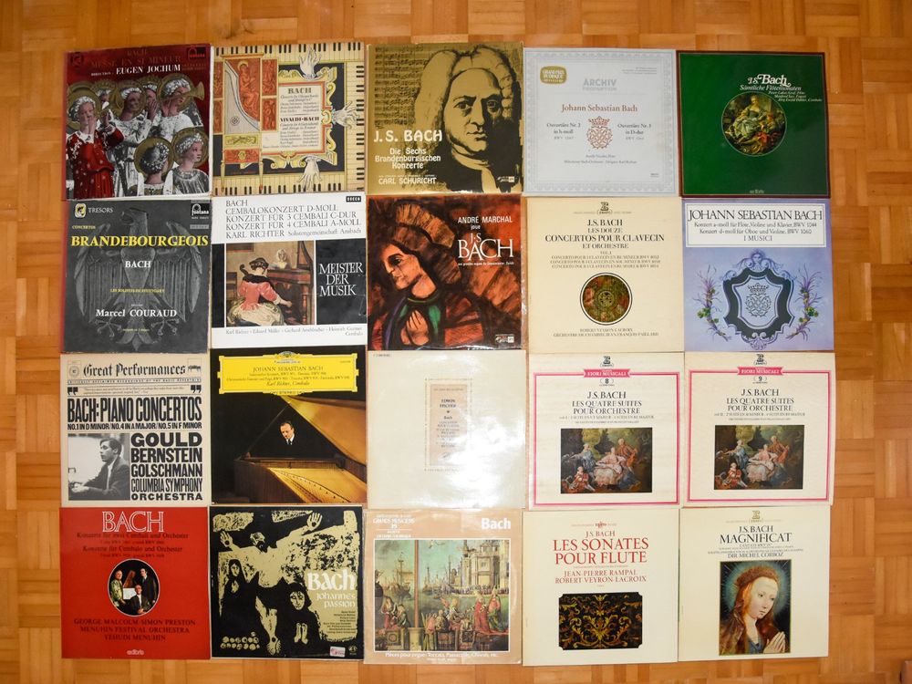 Lot 20 LPs Classique BACH (D'occasion) à Belmont-sur-Yverdon pour CHF ...