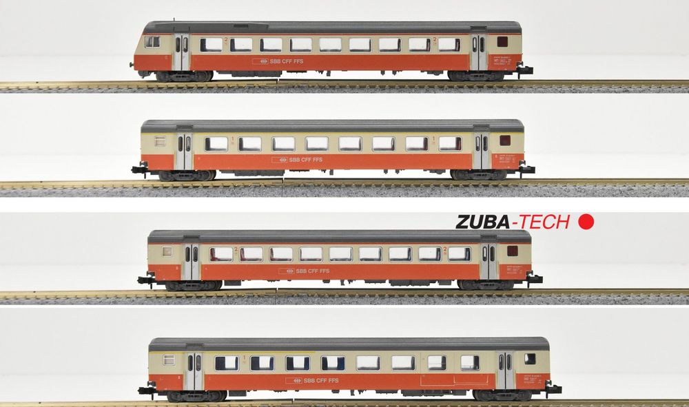 Minitrix 4x Personenwagen EW III "Swiss Express" SBB Spur N | Kaufen auf Ricardo