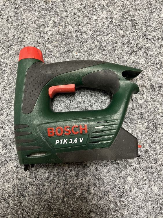 Ab 1 Fr. Bosch Akku-Tacker PTK 3,6V im Koffer (Neu (gemäss Beschreibung ...