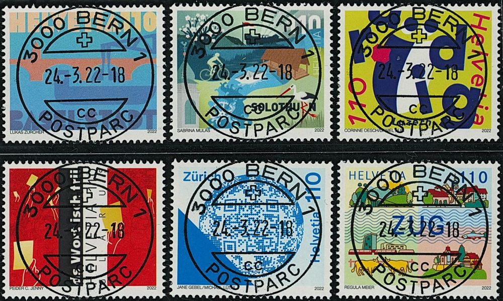 2022 Kanton - Schweiz - Ersttag Voll Stempel ET (Gebraucht) in Schindellegi für CHF 95 – mit ...