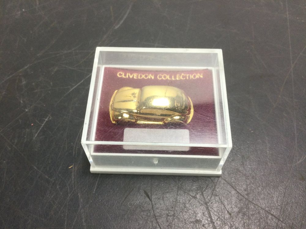 Box mit Clivedon Collection VW Käfer Gold farbig | Kaufen auf Ricardo