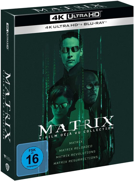 Matrix - 4K UHD Déjà Vu Collection (1999-2021) Keanu Reeves (Neu ...