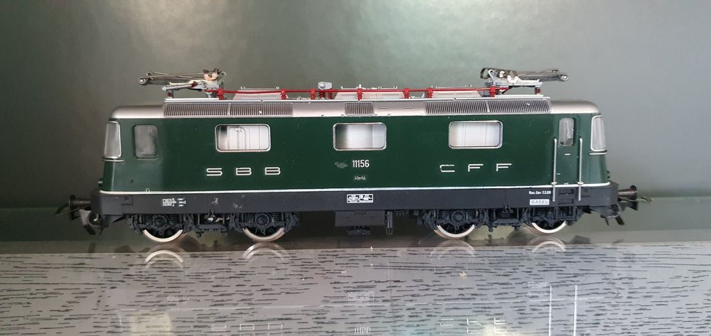 FLEISCHMANN:DC: SBB Re 4/4II 11156 GRÜN 4340 OVP (Gebraucht) in Biglen ...