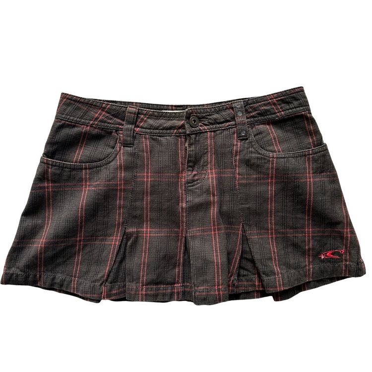Y2K vintage plaid college mini skirt S + Fishbone Mini Set (Gebraucht ...