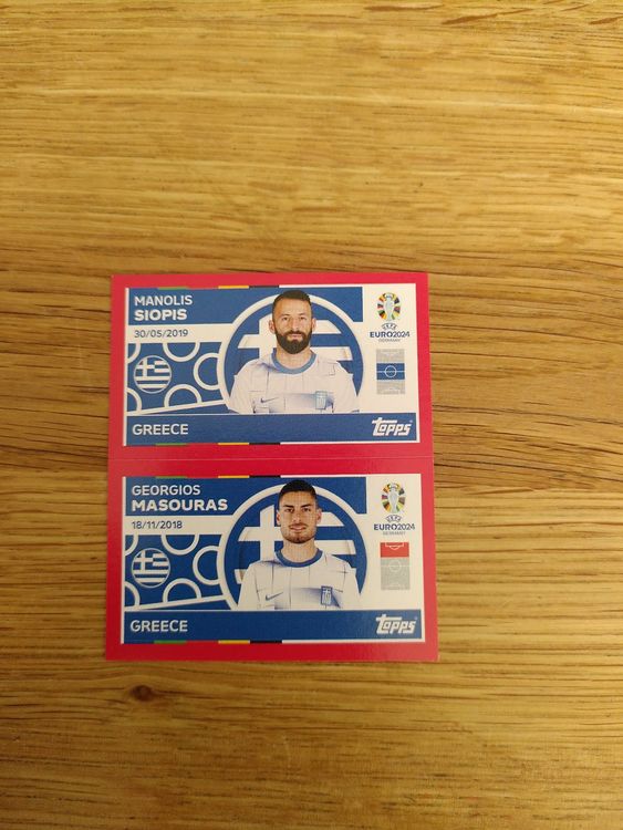 🤩 GRE 14 / GRE 15 - Topps Euro 2024 Sticker (Neu (gemäss Beschreibung ...