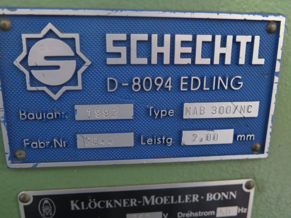 3m El. Schwenkbiegemaschine Schechtl MAB mit Segmente u.Ti. (Gebraucht) in Rümligen für CHF ...