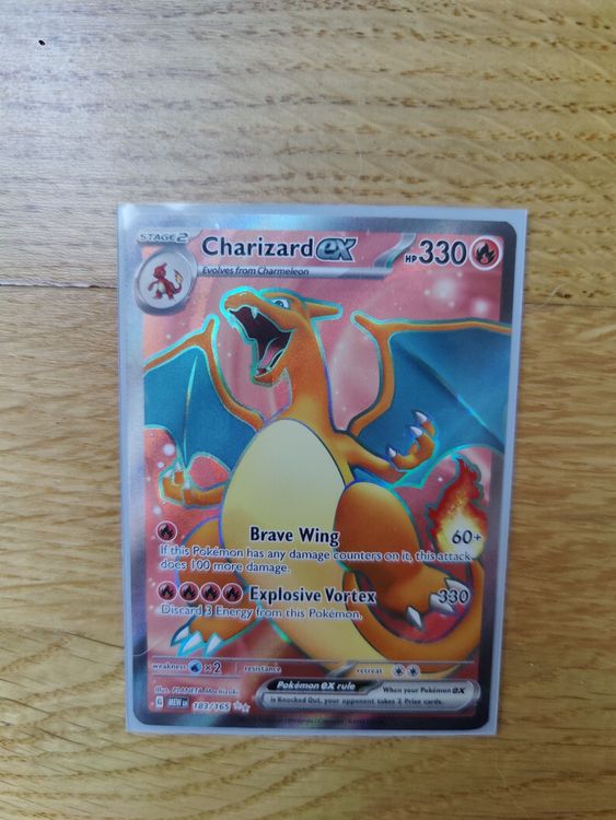 Charizard ex Full-Art; 183/165 (Neu (gemäss Beschreibung)) in Bern für ...