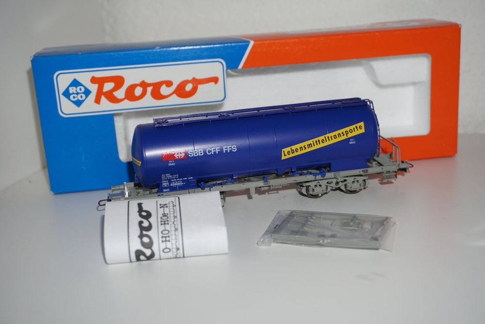 Roco 47382 - SBB Silowagen für Lebensmitteltransporte H0/DC (Gebraucht ...