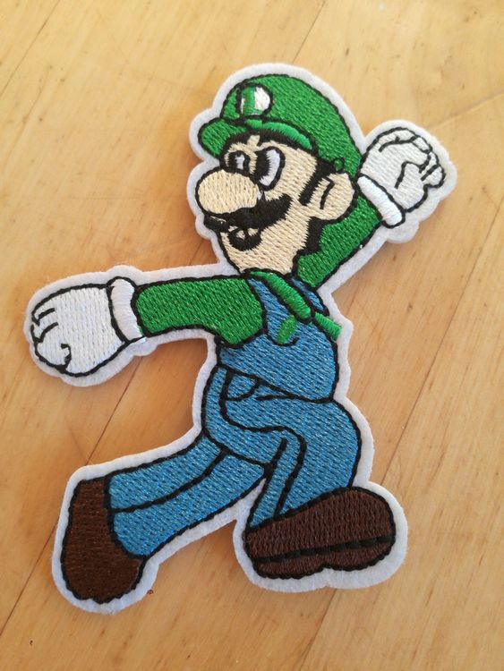 Luigi Patch Nähen, Bügeln 7x9cm | Kaufen auf Ricardo