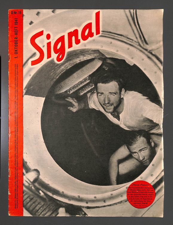 SIGNAL Heft 19 (1941) "Ozon Pause" Turmluke deutsches U-Boot (Gebraucht) in Zürich für CHF 20 ...
