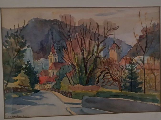 Gemälde der Stadt Badeen (Gebraucht) in Nussbaumen AG für CHF 20 – nur ...