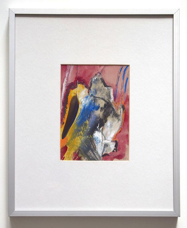 TOP Abstrakte Kunst Mischtechnik Collage Feder sign. Erica B (Gebraucht) in Zürich für CHF 40 ...