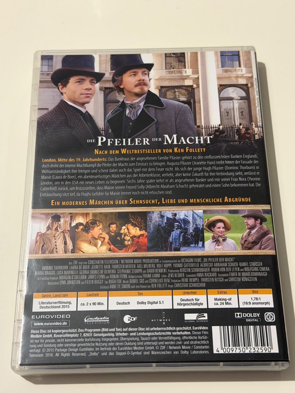 DVD Die Pfeiler der Macht - Ken Follett Bestseller Film! (Neu (gemäss ...