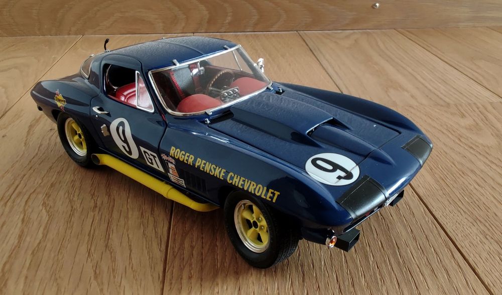Exoto 1:18 Corvette C2 Penske Sunoco Coupé #9 inkl. spez.OVP (Gebraucht ...